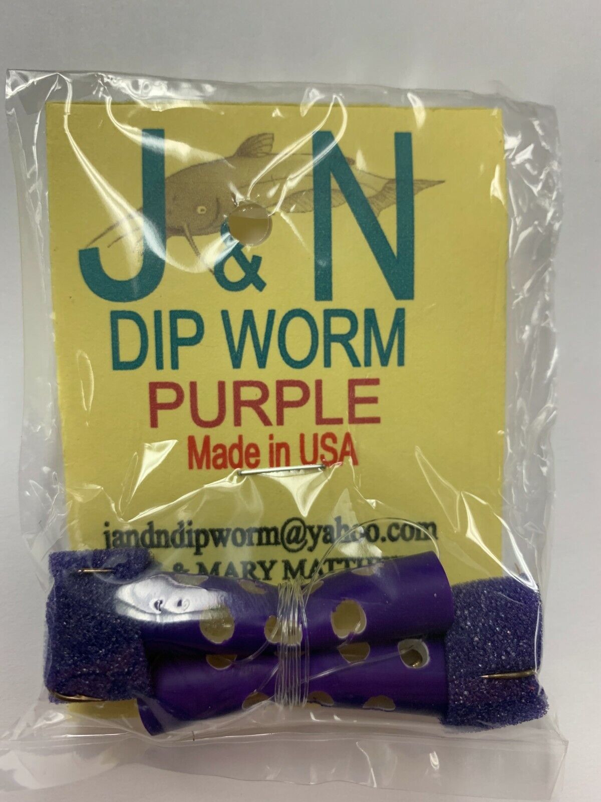 J&N Dip Worm w/Sponge (Select Color) JN | eBay