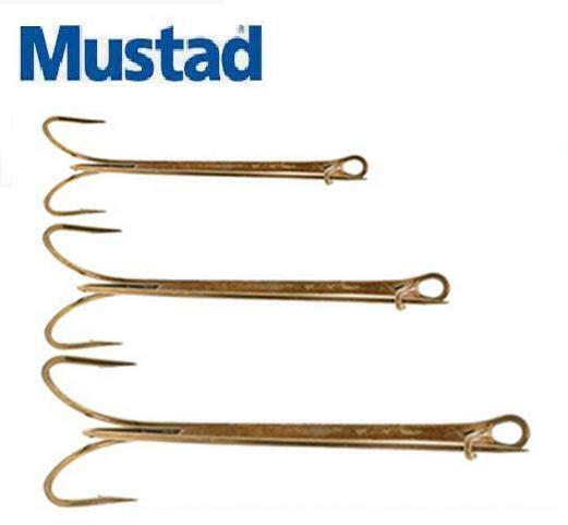 Mustad DBL Live Bait Liver Hook W Safetypin-bronze 5 Ct Sz4 for sale ...