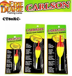 Carlson Aerodynamic Bobber Red/Chart (Select Size) CT80RC - Fishingurus ...
