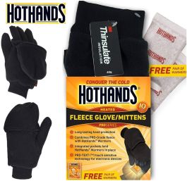 Hot Hands Pro-Series Heated Fleece Glove/Mittens (Select Size) MB ...
