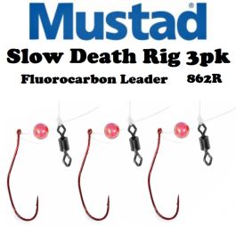 Mustad Slow Death Rig Red - Fishingurus Angler's International Resources