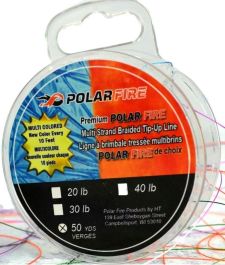 Polar Fire Multi Colored Tip Up line 50yd (Select Lb Test) PFL ...