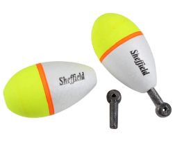 Sheffield Foam Floats W/ Weighted lead Peg Chartreuse 2pk (Select Size ...