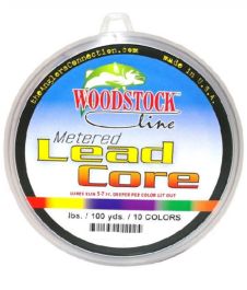 Woodstock Metered Lead Core 100yd 10 Color - Fishingurus Angler's ...