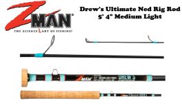 Z-Man Drew's Ultimate Ned Rig Rod 5' 4" Medium Light Spinning Rod ...