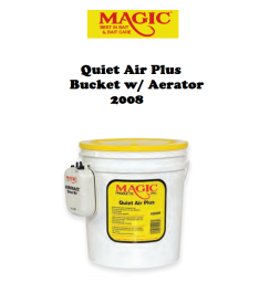Magic Quiet Air Plus Bucket w/ Aerator 2008 - Fishingurus Angler's ...