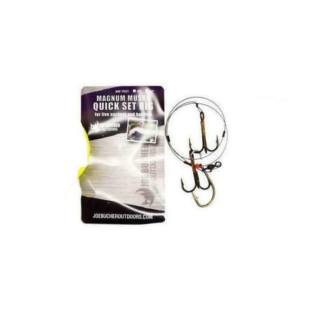 Joe Bucher Magnum Musky Quick Set Rig (6"-10") 528-00900 - Fishingurus ...