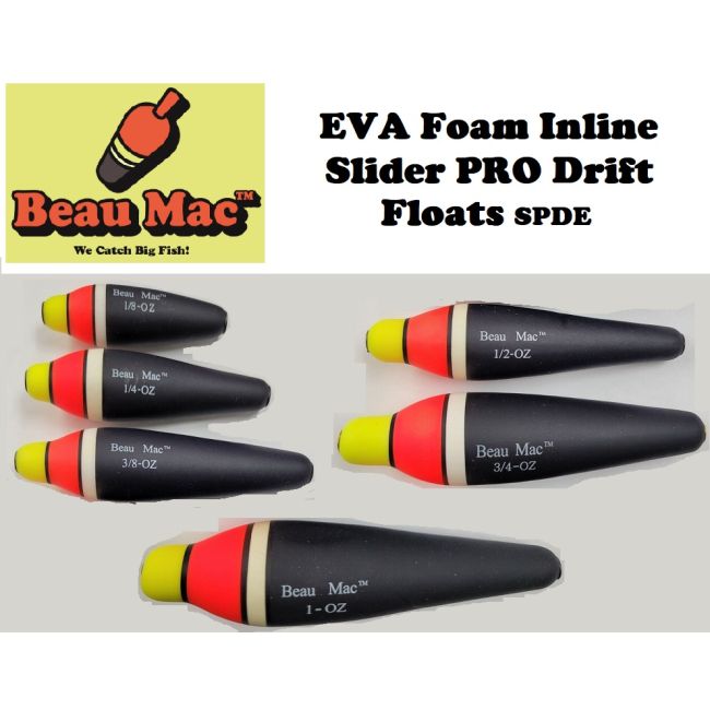 Beau Mac EVA Inline Slider Pro Drift Float (Choose Size) SPDE ...