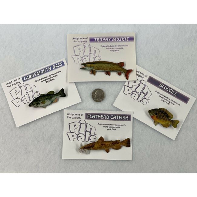 Pin Pals Freshwater Series Pins by Virgil Beck (SELECT MODEL) PPFW ...
