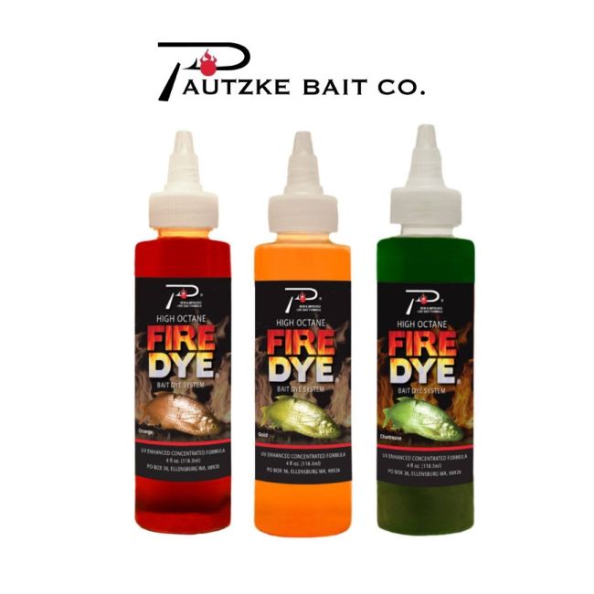 Pautzke High Octane Fire Dye Bait Dye System 4oz (Select Color) PFD ...