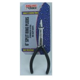 Anglers Choice SRS-511 6" Stainless Split Ring Pliers 16889 - Fishingurus Angler's International ...