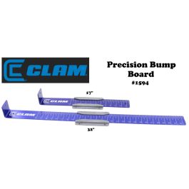 Clam Precision Bump Board w/ Mounting Hardware (Select Size) 1549 ...