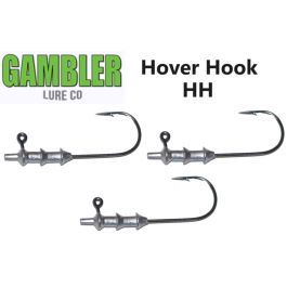 Gambler Lure Co. Hover Hook 3pk (Select Size) HH00 - Fishingurus Angler ...