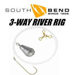 South Bend 3-Way Wolf River Rig WRR (Select Hook Size) - Fishingurus ...