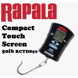 Rapala Compact Touch Screen Scale 50lb RCTDS50 - Fishingurus Angler's ...