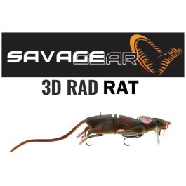 Savage Gear 3D Rad Rat Brown (Choose Size) R-BR - Fishingurus Angler's ...