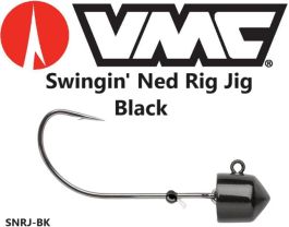 VMC Swingin' Ned Rig Jig Black 3pk (SELECT WEIGHT) SNRJ-BK ...