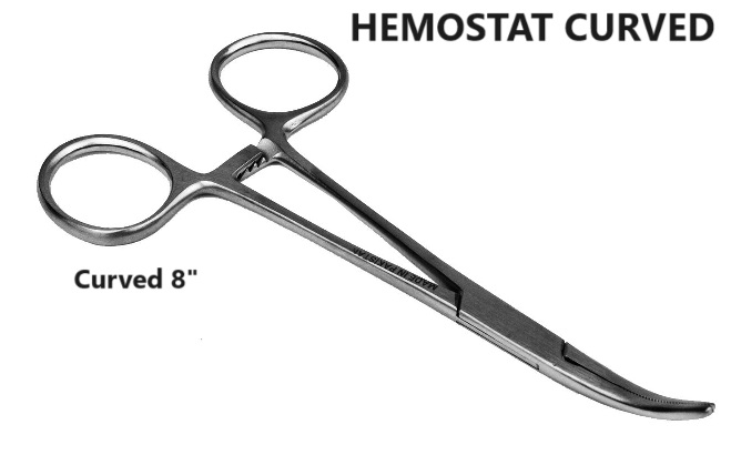 Hemostat Curved Forceps (Select Size) 10031- | eBay