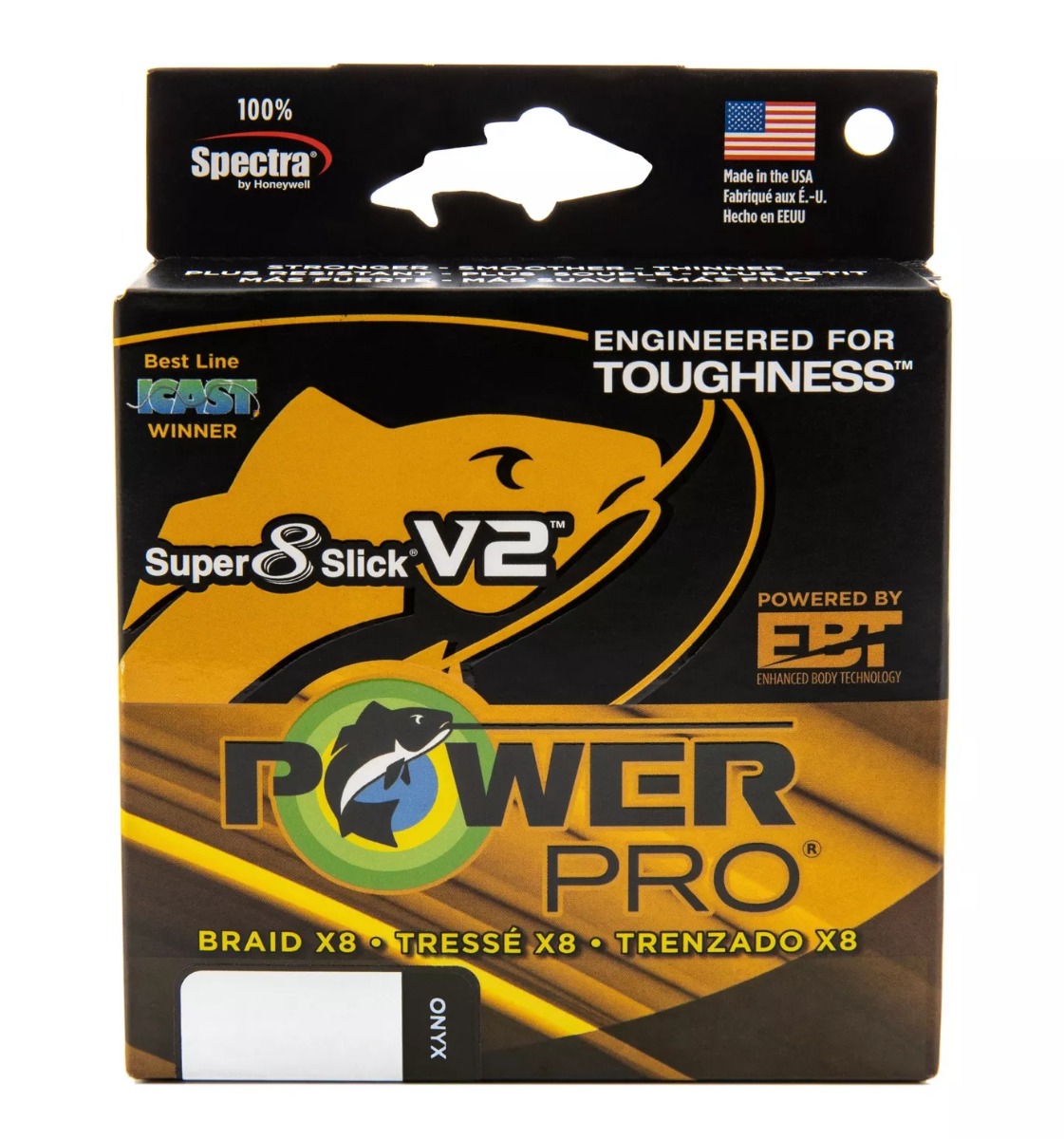 Power Pro Super 8 Slick V2 Onyx 150yds | eBay
