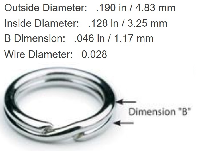 Worth Split Rings (Select Size) 531 | eBay